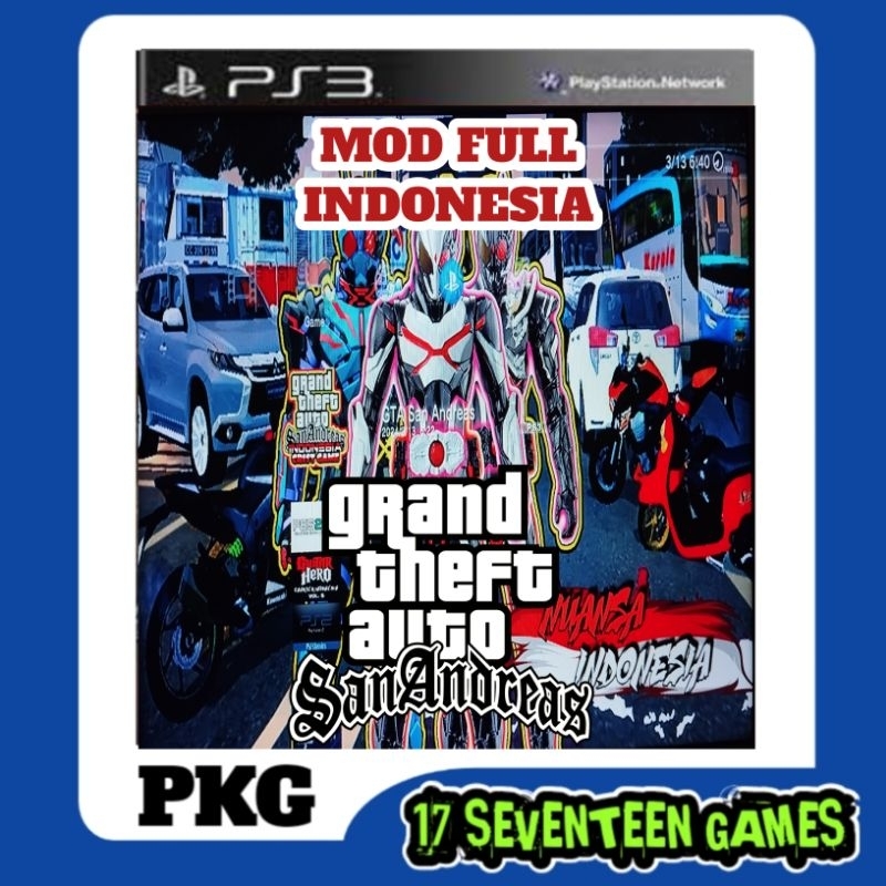 Jual Gta San Andreas Mod Indonesia Game Ps3 Cfw Hfw Hen | Shopee Indonesia