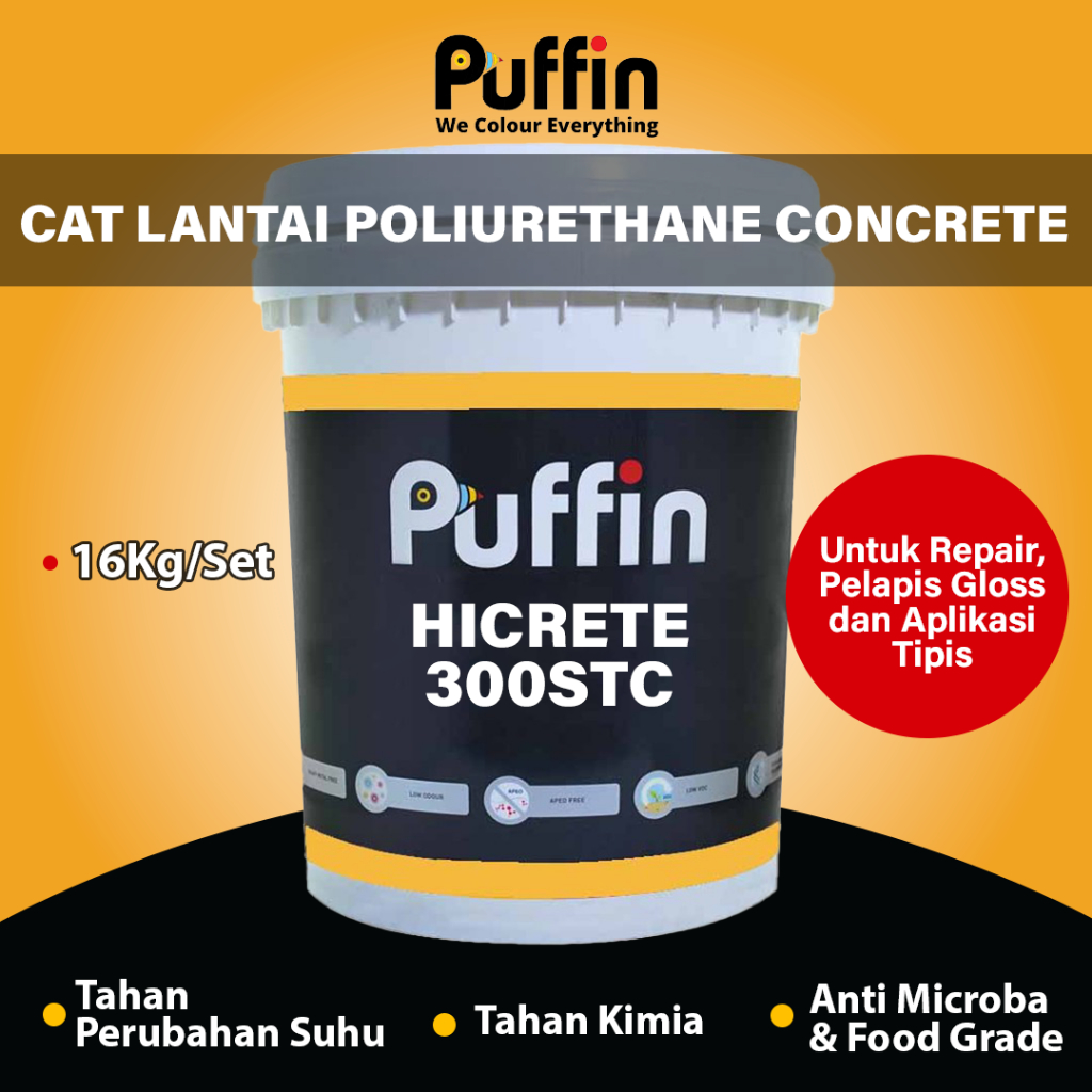 Jual Cat Lantai Poliurethane Concrete Hicrete 300STC PU crete food ...