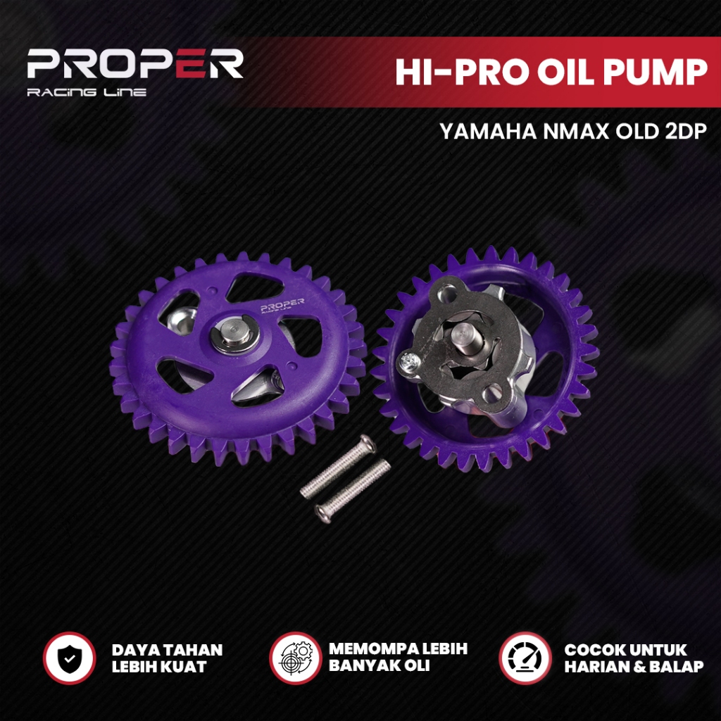 Jual PROPER RACING LINE OIL PUMP YAMAHA NMAX OLD 2DP RACING POMPA OLI ...
