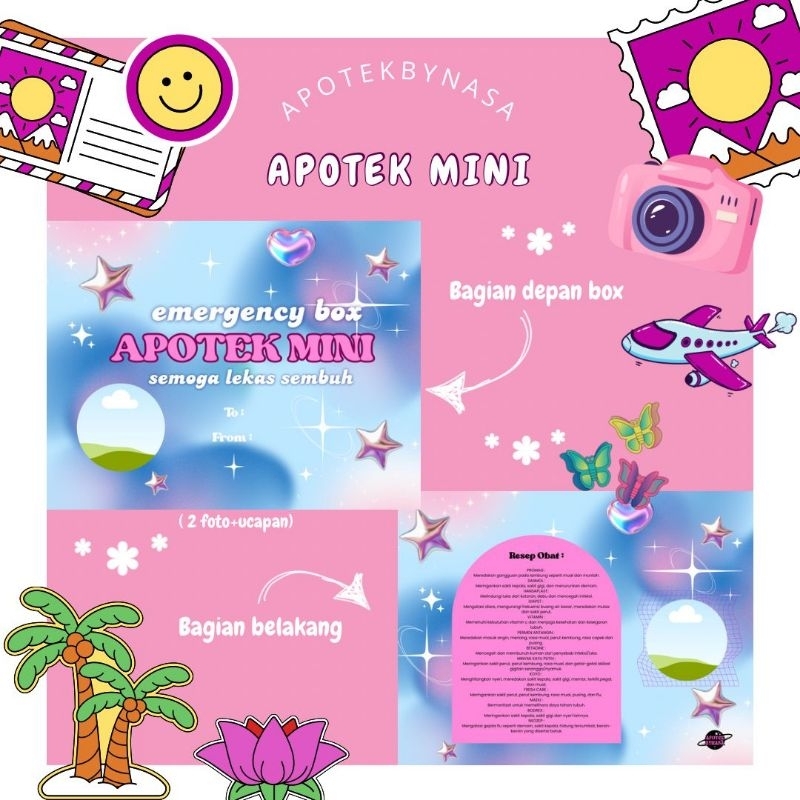 Jual BOX + STIKER APOTEK MINI BY NASA | Shopee Indonesia