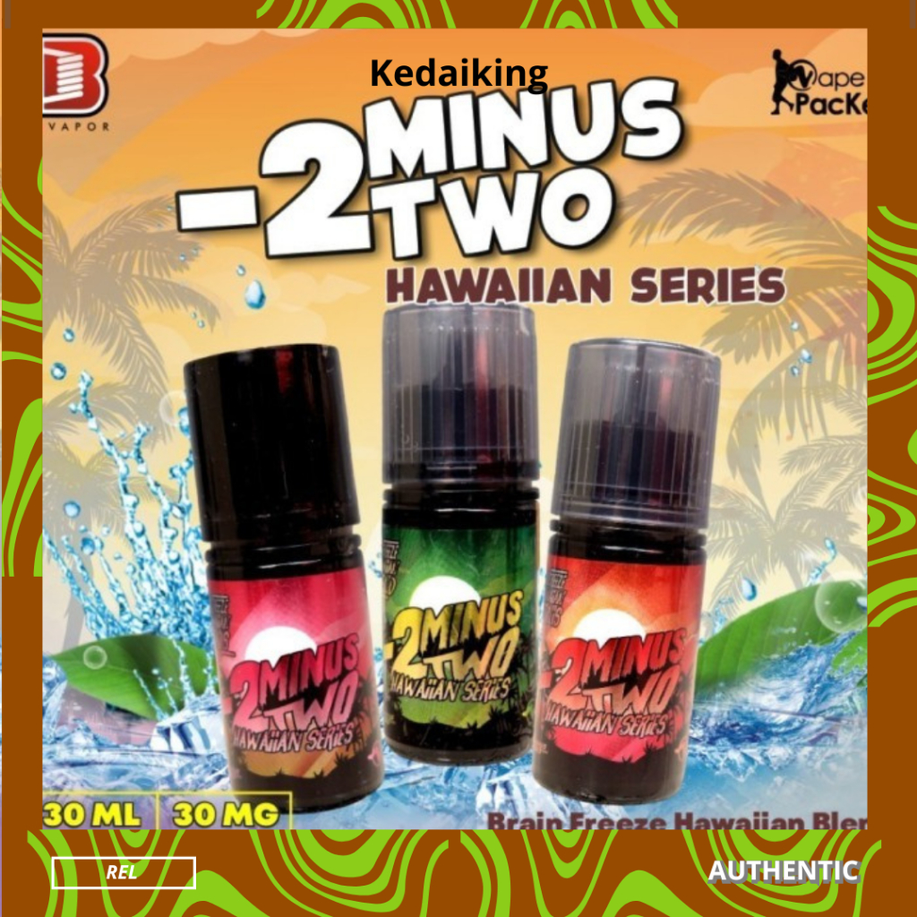 Jual LIQUID MINUS TWO HAWAIIAN 30ML 30MG LIQUID SALTNIC BY VAPE PACKERS ...