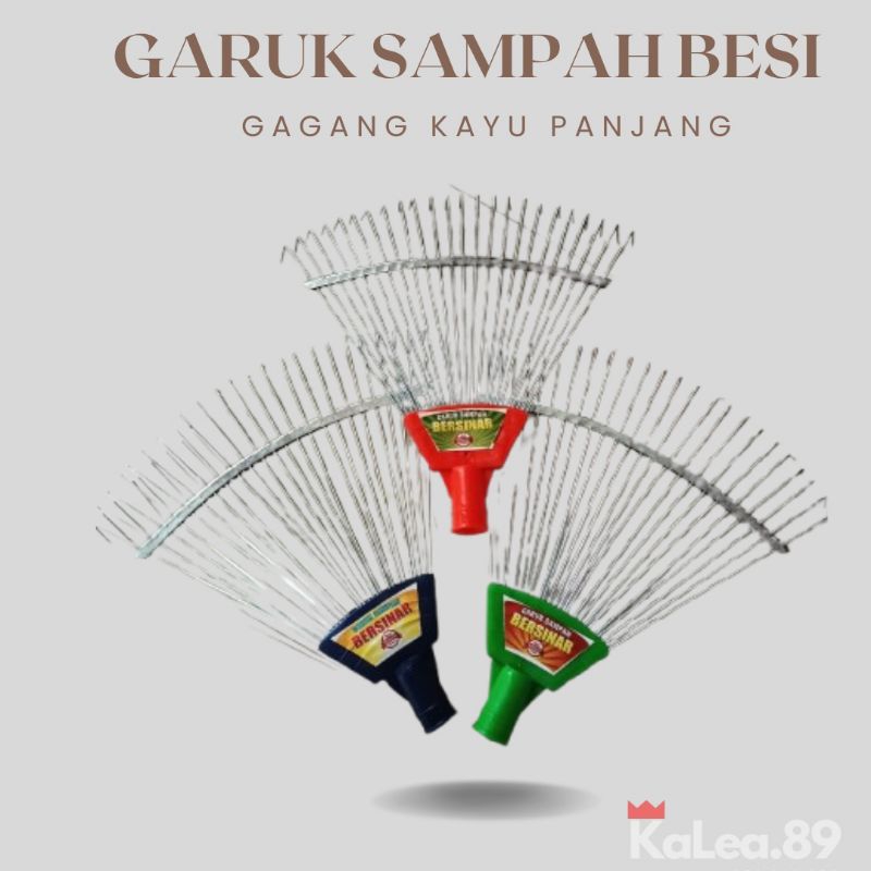 Jual Garuk Sampah Besi Bersinar / Sapu Garuk Sampah Anti Karat / Sapu ...