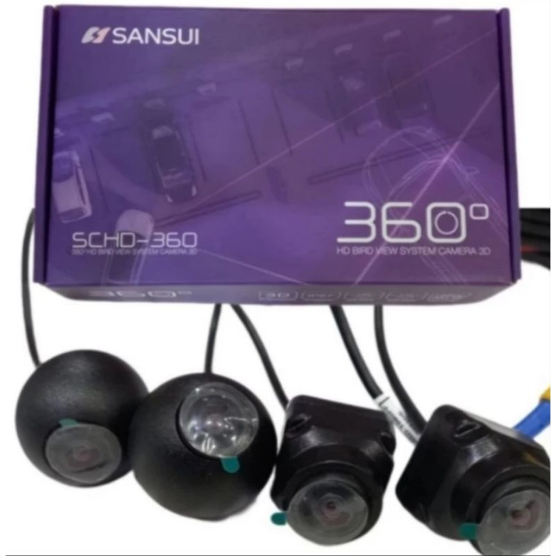 Jual Kamera 360 3D Bird view Mobil untuk Headunit Android Lensa 1060P ...