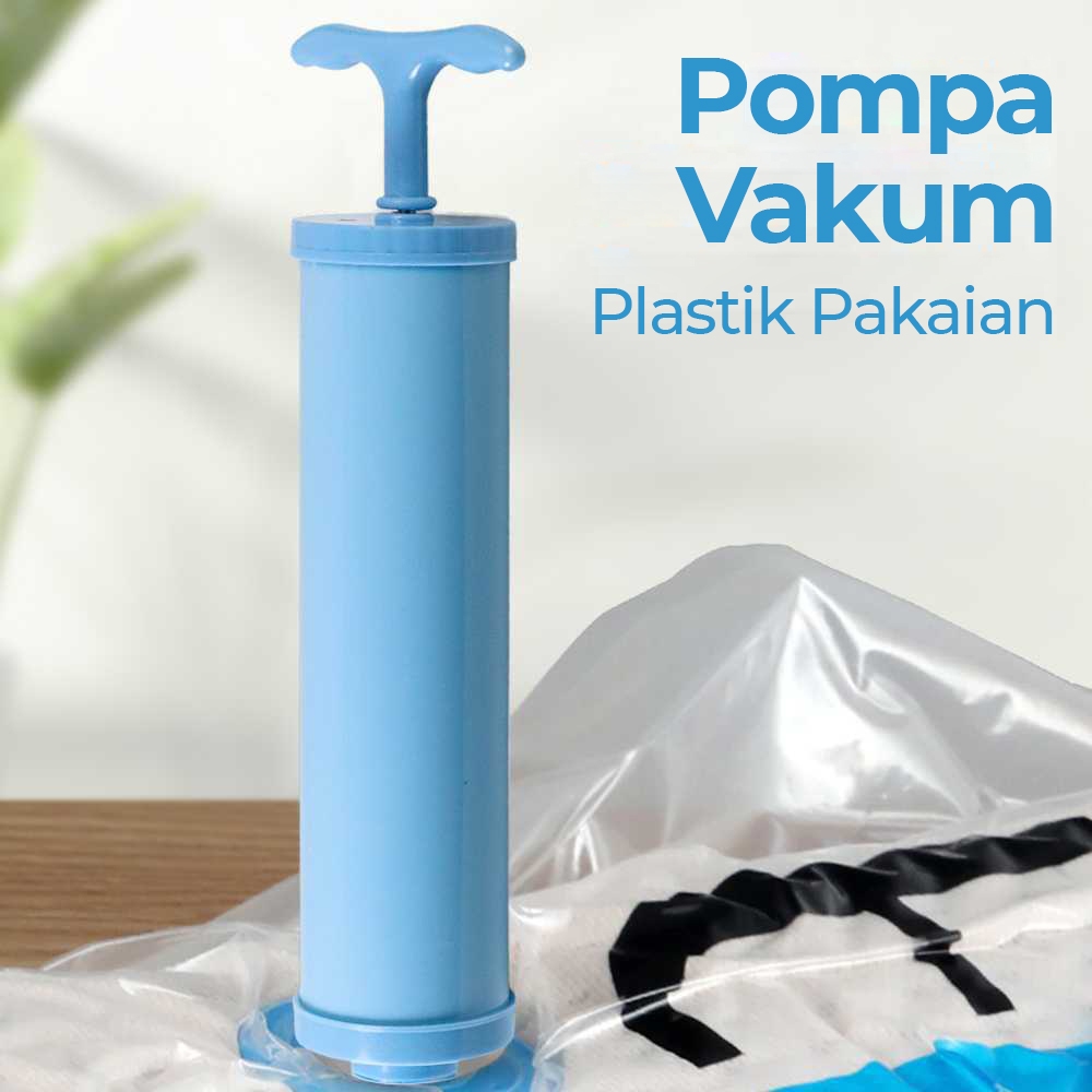 Jual Pompa Vakum Baju Manual Travel Vacuum Bag Hand Pump | Shopee Indonesia