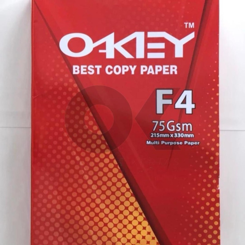 Jual Kertas HVS OKEY F4 (Folio) 75gr (per 1 rim) | Shopee Indonesia
