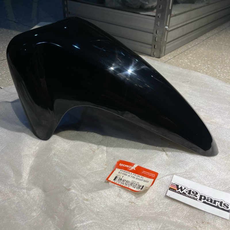 Jual SPAKBOR SLEBOR DEPAN SUPRA X125 X 125 LAMA OLD HITAM ORIGINAL AHM ...