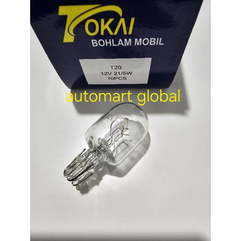 Jual Bohlam tancap lampu stop mobil jazz CRV city Xtrail freed t20 12V ...