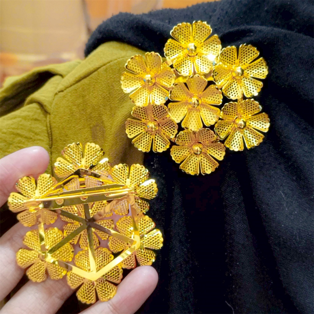 Jual Terbaru Import Bros Pin Bross Dubai Bunga Kendari Model Kekinian Model Yang Modis Dan ...