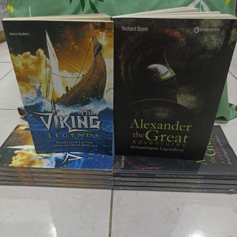 Jual NOVEL SEJARAH SASTRA 1 PAKET 2 BUKU / THE VIKING LEGENDS & ALEXANDER THE GREAT ADVENTURES ...