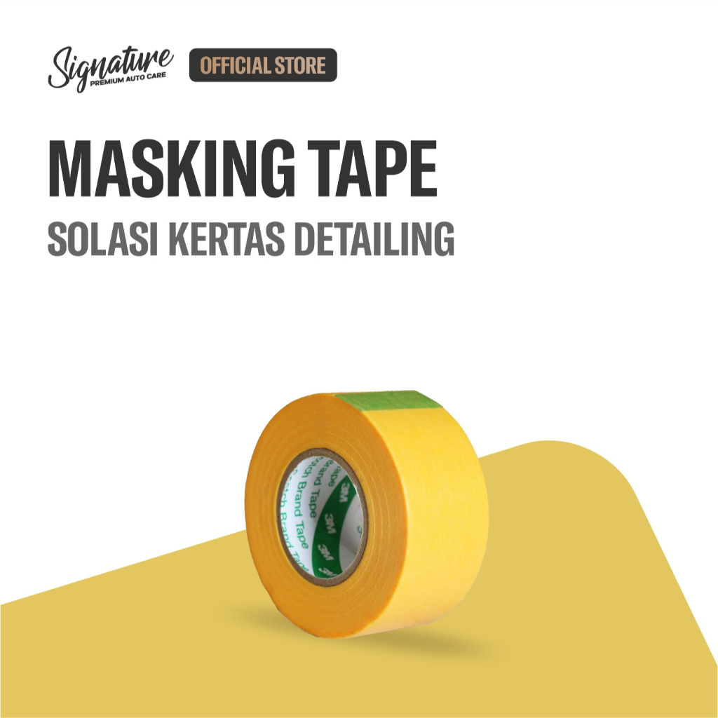 Jual Signature - Masking Tape | Solasi Kertas Detailing Mobil Motor ...