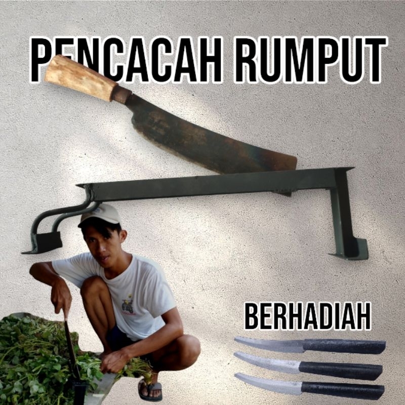 Jual 1Set Kacip Alat pencacah Rumput pemotong Cooper Rumput pakan ...