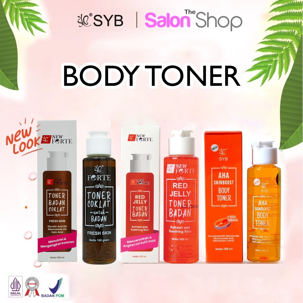 Jual ♦️THESALONSHOP♦️ SYB Toner Badan 100ml | Red Jelly Body Toner ...