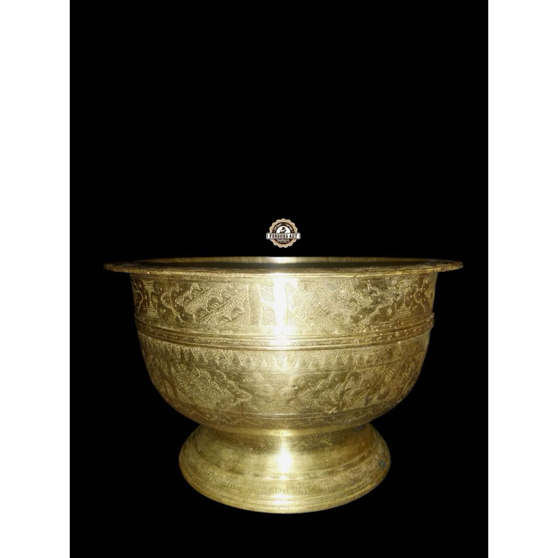 Jual Bokor kuningan ukir lawas TEBAL ( B884 ) | Shopee Indonesia