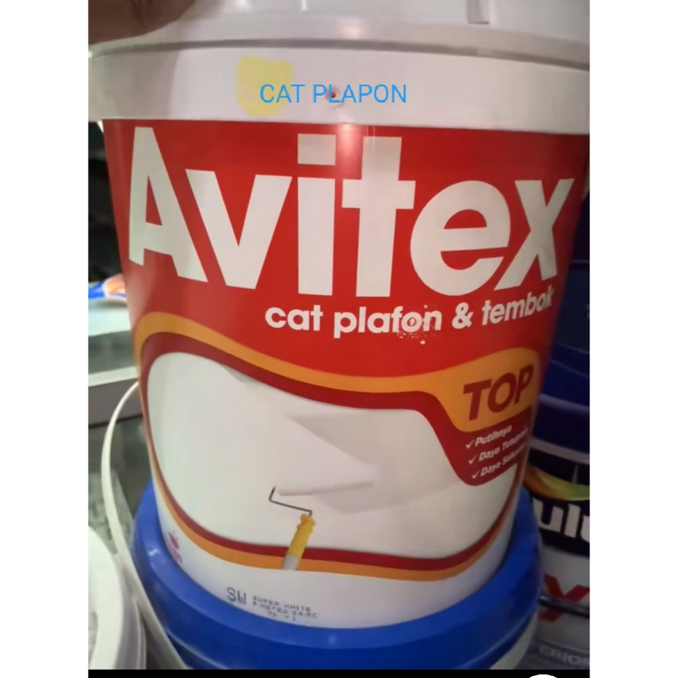 Jual avitex top cat plapon dan tembok 4 kg | Shopee Indonesia