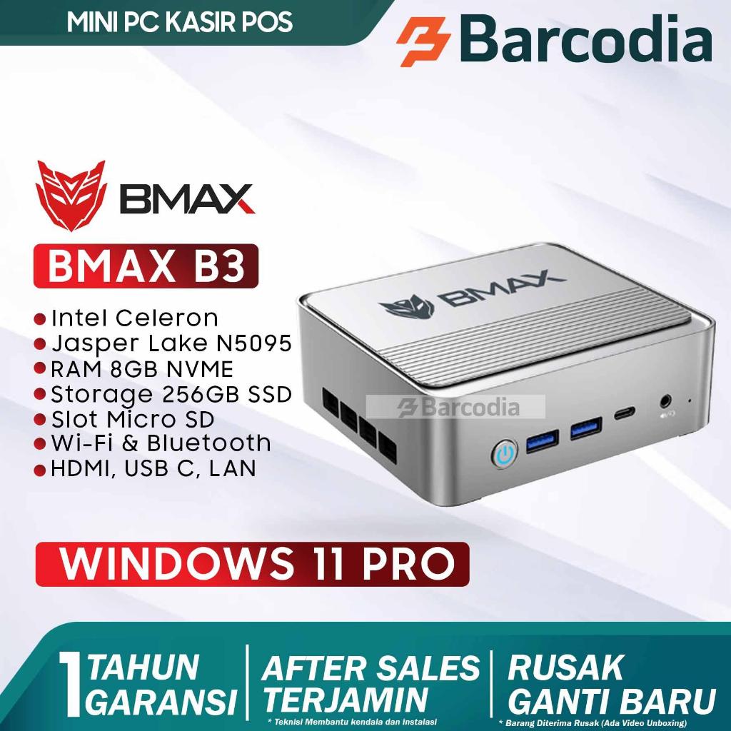 Jual Barcodia Mini PC BMAX B3 8/256GB SSD Intel N5095 Windows 11 Pro | Shopee Indonesia