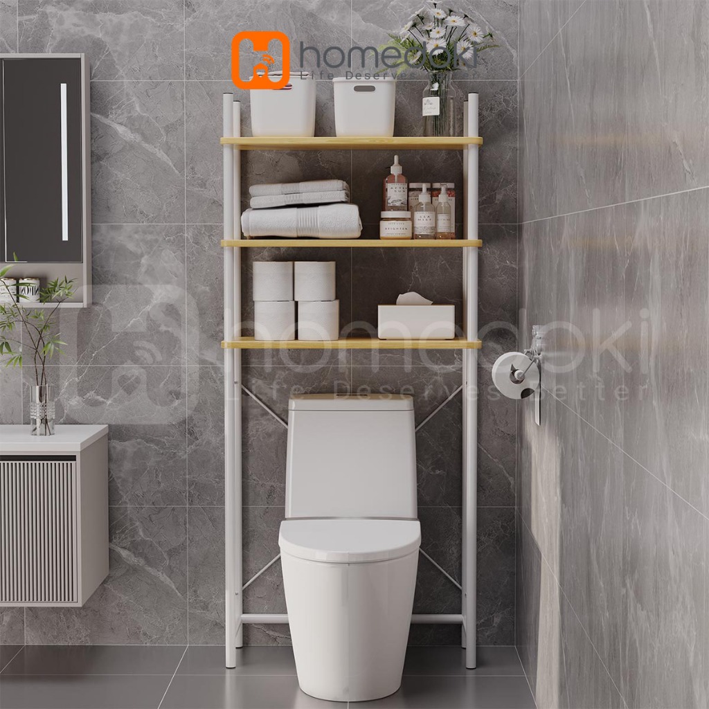 Jual Homedoki Rak Toilet / Rak Kamar Mandi / Rak Penyimpanan Serbaguna ...