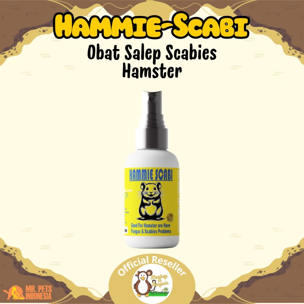 Jual Hammie Scabi / Obat Salep Scabies dan Jamur Hamster / Membunuh ...