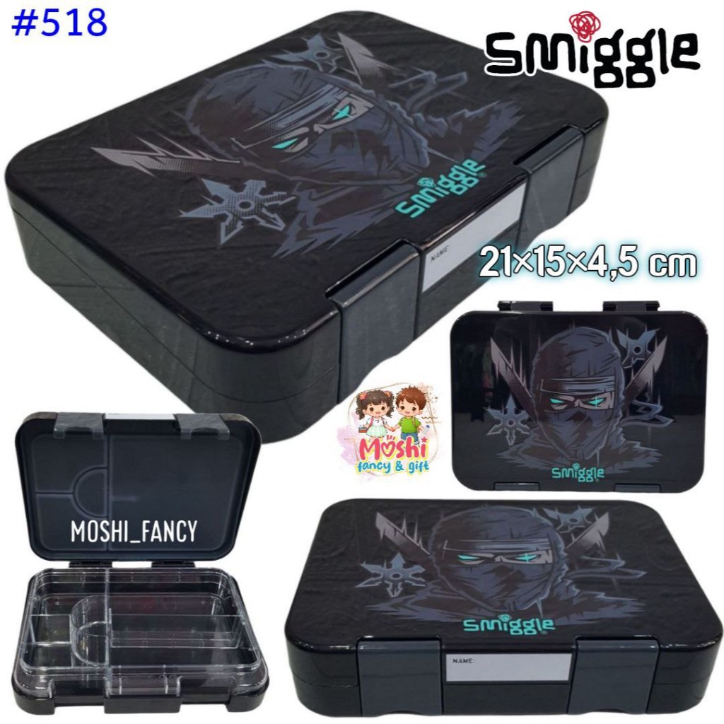 Jual Yummy Box Smiggle Star Ninja / Tempat Makan Smiggle Ninja / Lunch ...