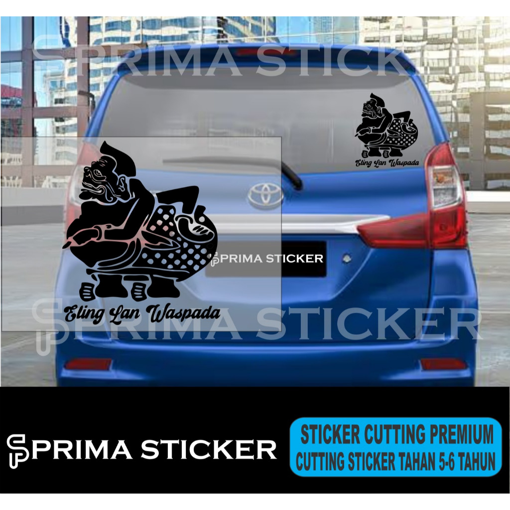 Jual promo stiker kaca belakang mobil gambar semar stiker terbaru untuk ...