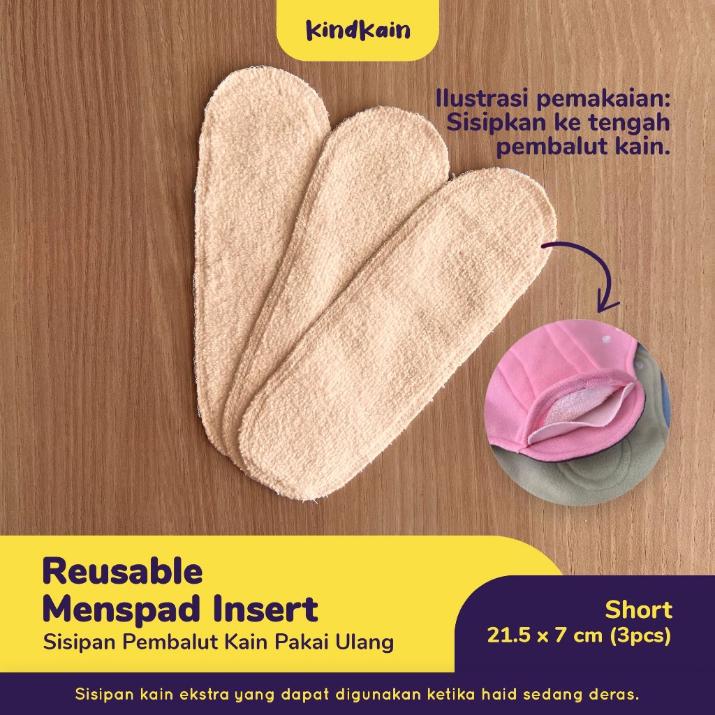 Jual KindKain Sisipan Pembalut Kain Cuci Pakai Ulang Menstrual Pad ...