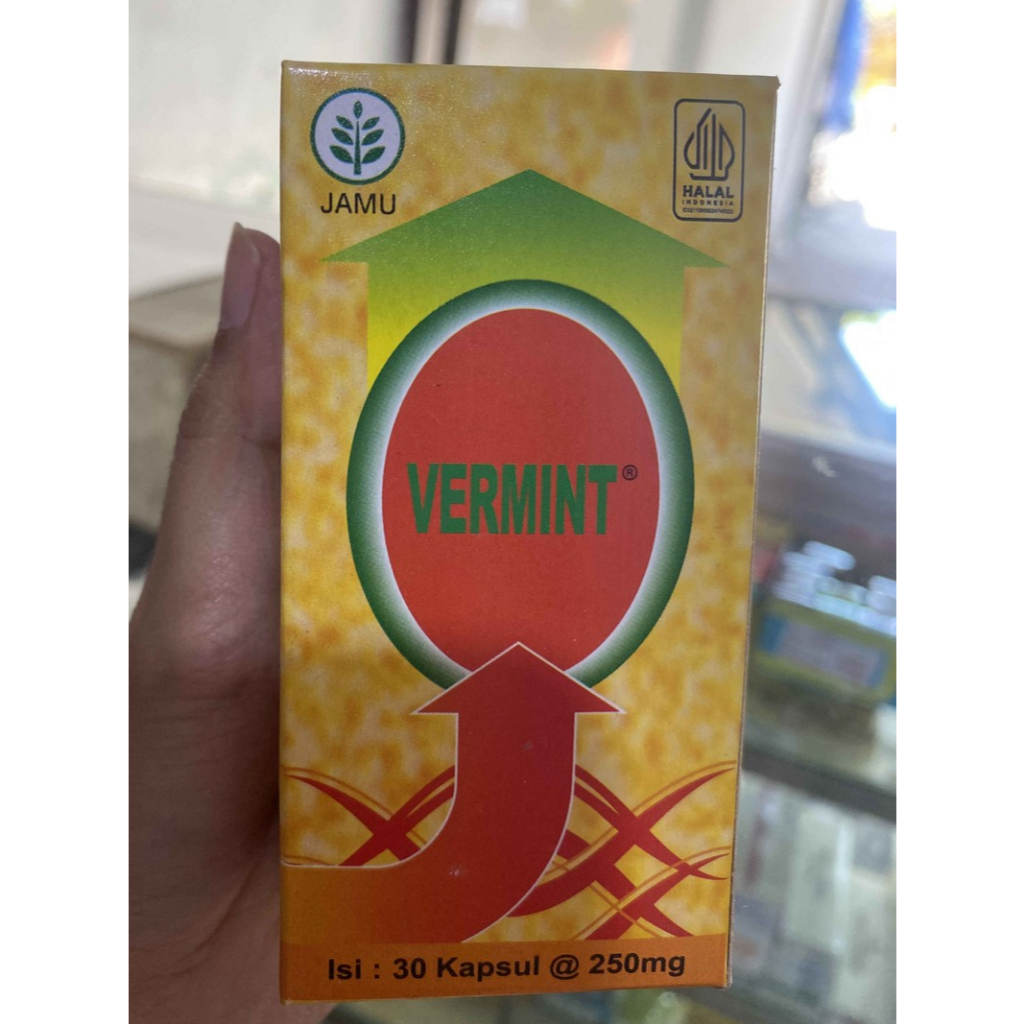Jual Vermint 30 Pcs kapsul cacing untuk tipes / demam | Shopee Indonesia