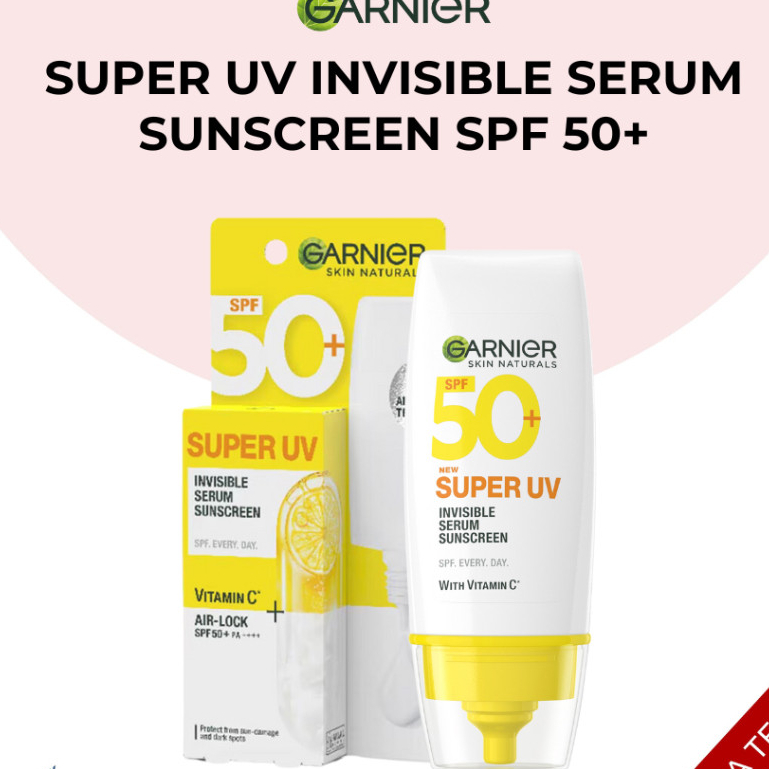 Jual Garnier - Super UV Invisible Serum Sunscreen SPF 50+ PA ...