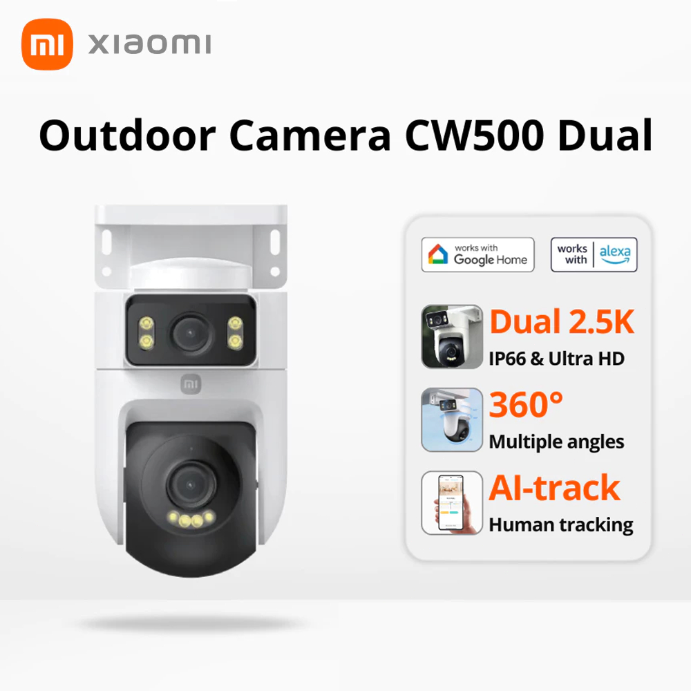 Jual Xiaomi CW500 Outdoor Smart Camera Waterproof 360° Night Vision Two ...