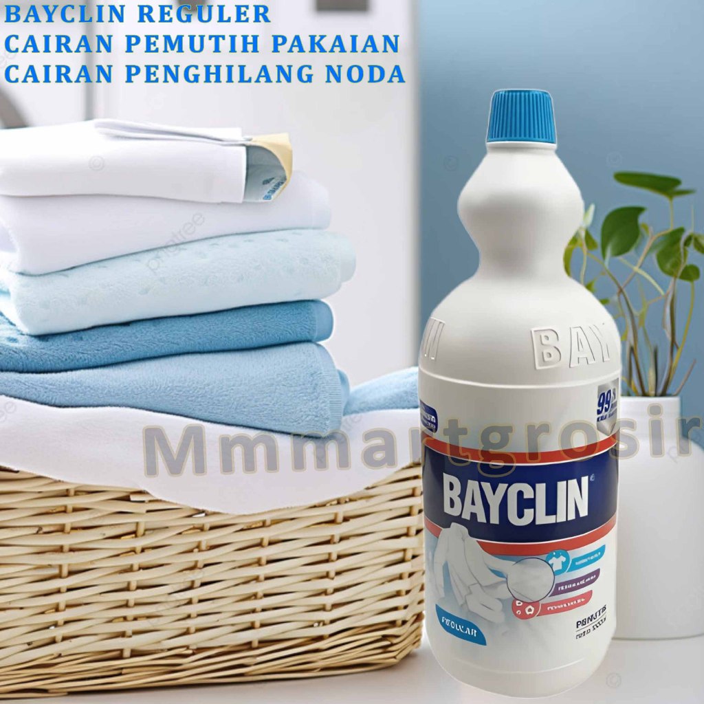 Jual Bayclin Reguler / Cairan Pemutih Pakaian / Cairan Penghilang Noda ...