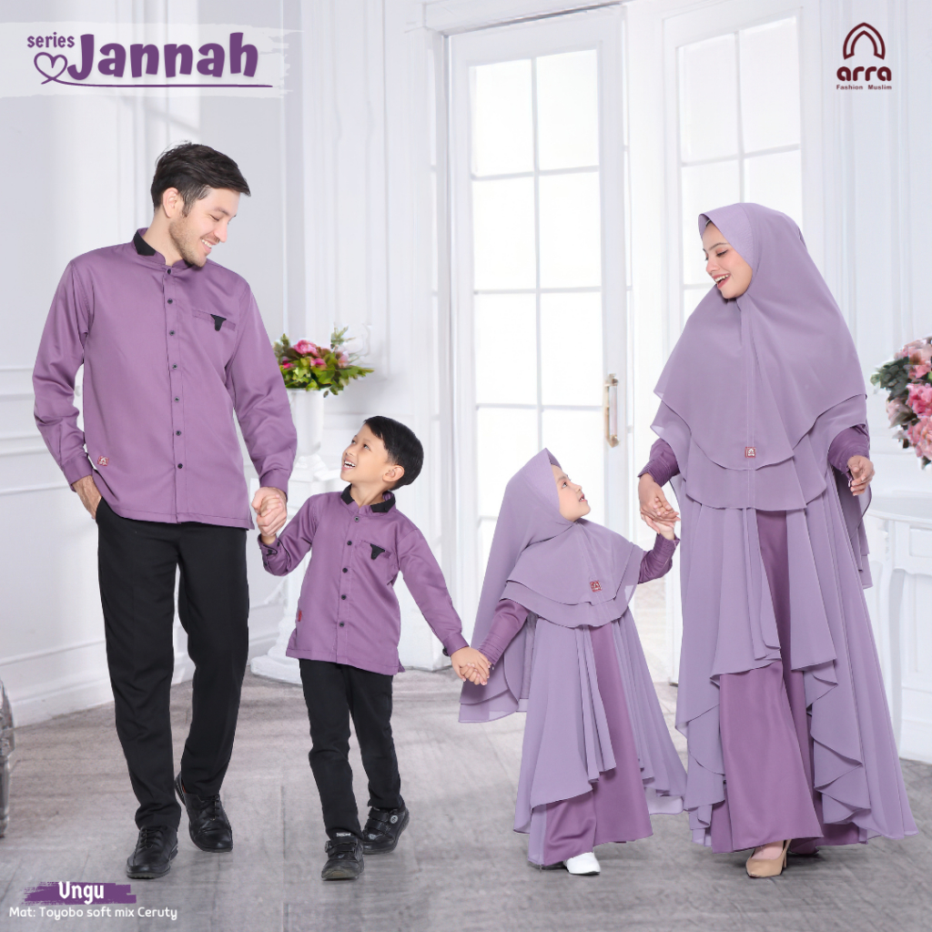 Jual ARRA - Sarimbit Jannah Sarimbit Set Keluarga Sarimbit Lebaran 2024 ...