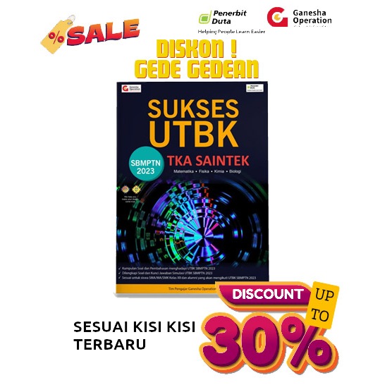 Jual SUKSES UTBK 2023: TKA SAINTEK LULUS NILAI TERBAIK | Shopee Indonesia