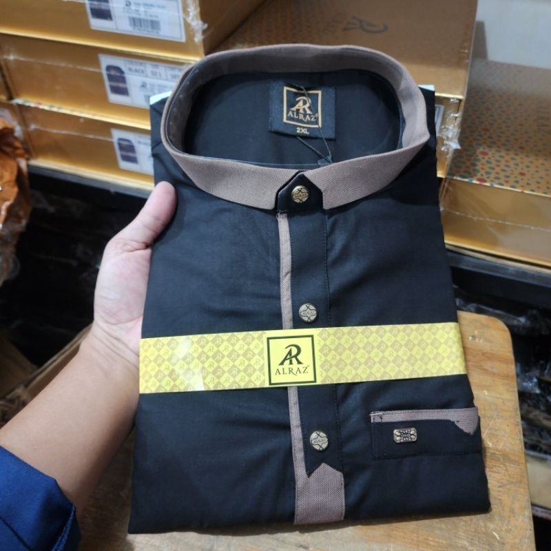 Jual KOKO ALRAZ MODEL SHAKIR BAHAN KATUN PREMIUM LENGAN MANSET KANCING ...