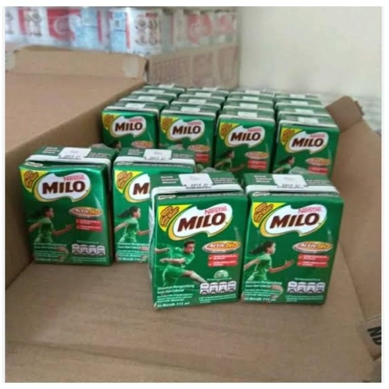 Jual MILO SUSU UHT 180ml , 110ml ( 1 Dus isi 36pcs ) | Shopee Indonesia