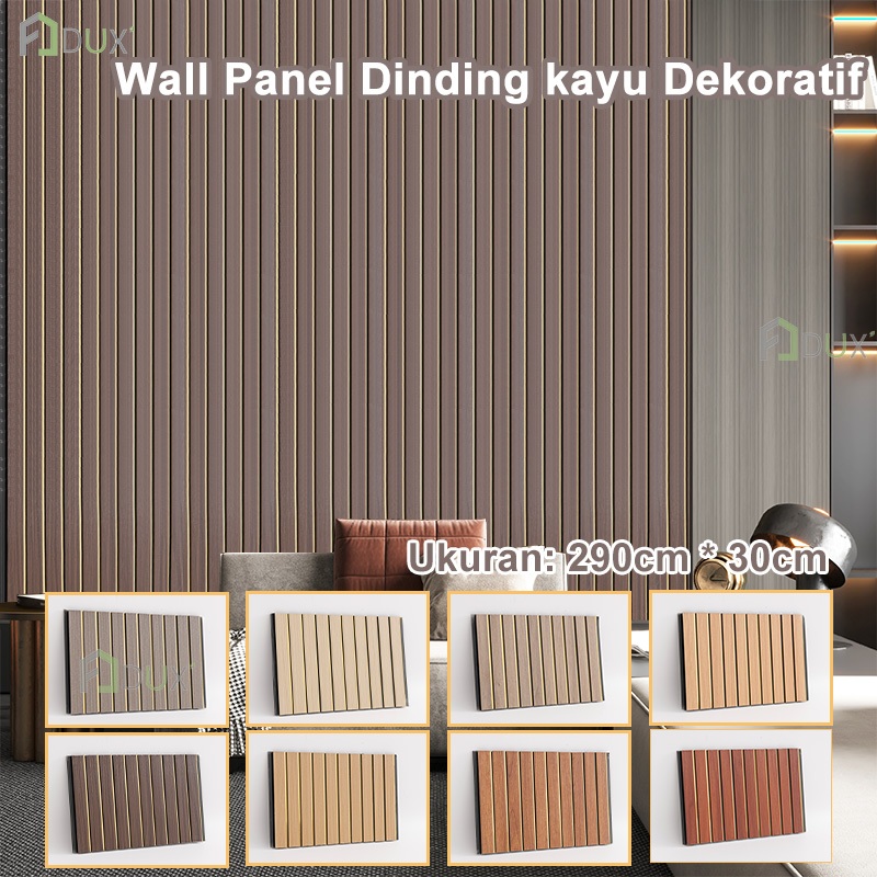 Jual Dux Wall Panel Dinding Kayu Decoratif/2.9Meter 30x1cm / Wall panel ...