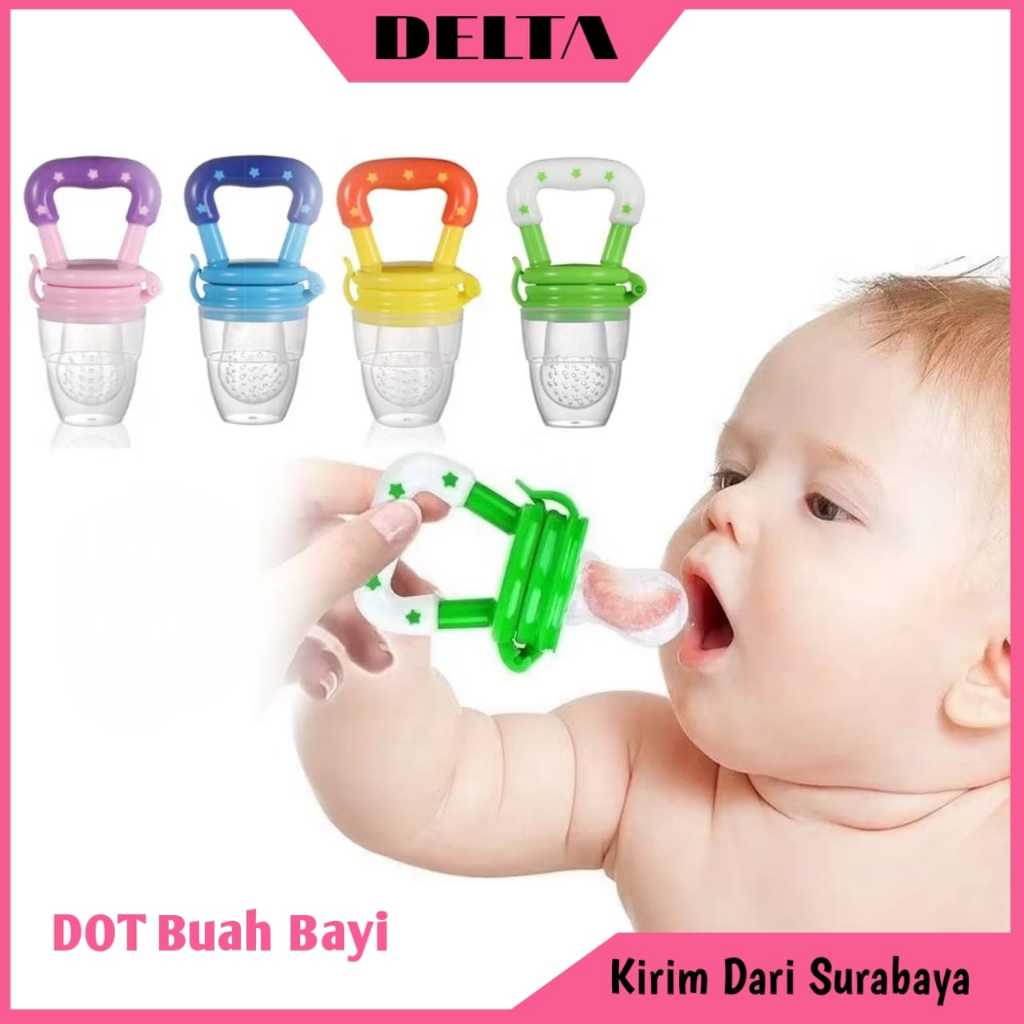 Jual Empeng Bayi Dot Buah / Baby Food or Fruit Feeder Bahan Silikon ...