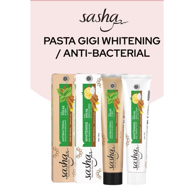 Jual PASTA GIGI SIWAK SASHA ORIGINAL 65grm SASHA PASTA GIGI WHITENING ...