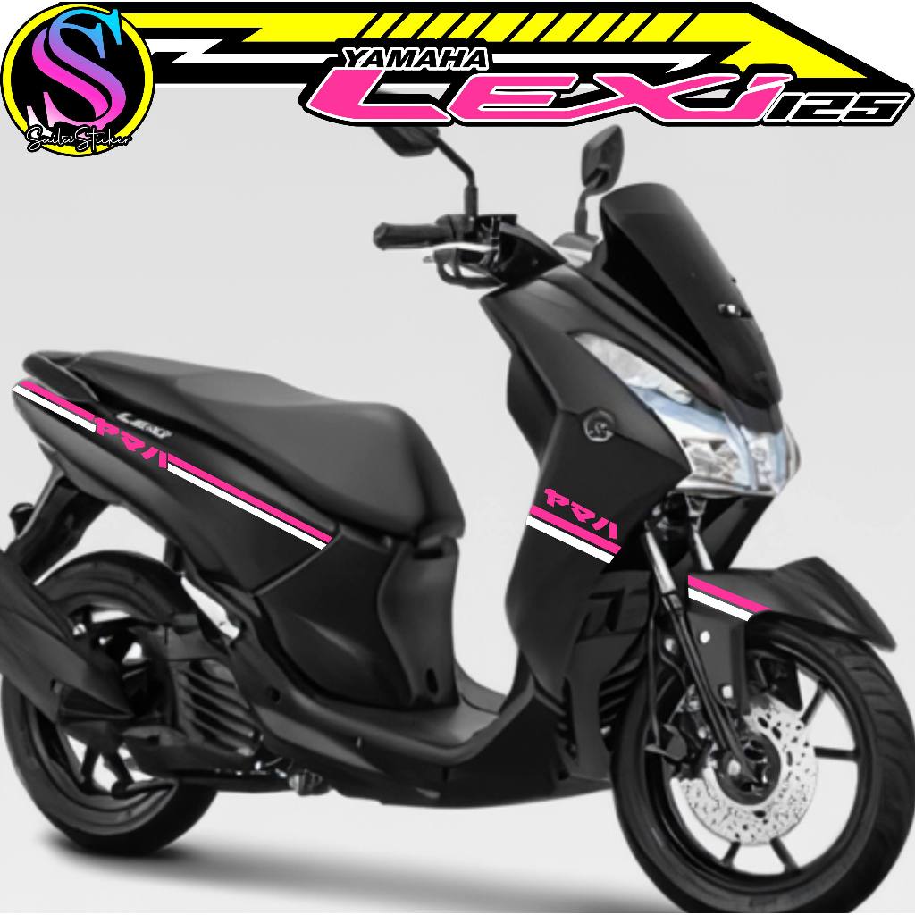 Jual 469/STICKER CUTTING/STRIPING MOTOR LEXI/STRIPING KANJI YAMAHA ...