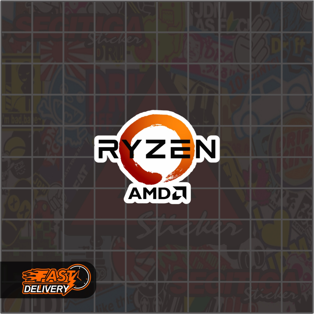 Jual Sticker Logo AMD Ryzen Ukuran 4 x 3 Cm | Shopee Indonesia