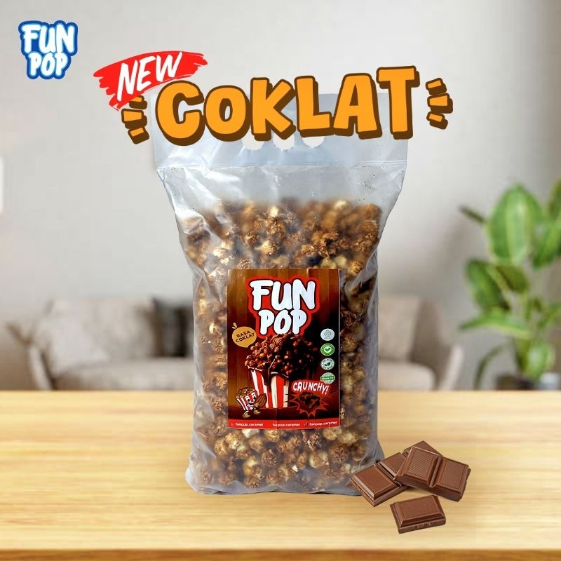 Jual Funpop Popcorn – Chocolate Jumbo Pax | Shopee Indonesia