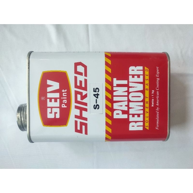 Jual SEIV SHRED Paint Remover 1 Kg - Cairan Pengupas Cat Tembok, Kayu ...