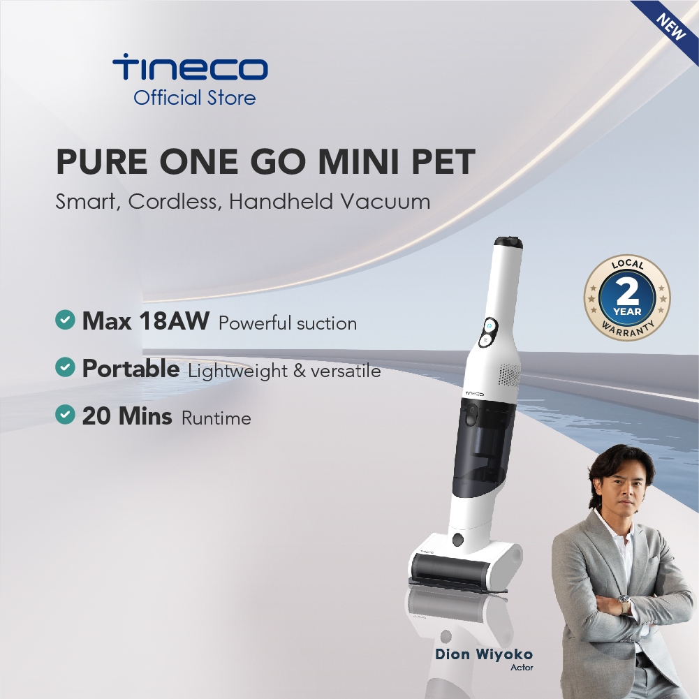 Jual Tineco GO MINI PET Smart Cordless Handheld Vacuum Cleaner Portable & Lightweight Vakum ...