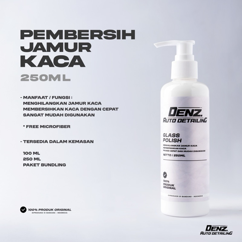 Jual GLASS POLISH PENGHILANG JAMUR KACA DENZ AUTO DETAILING | Shopee ...