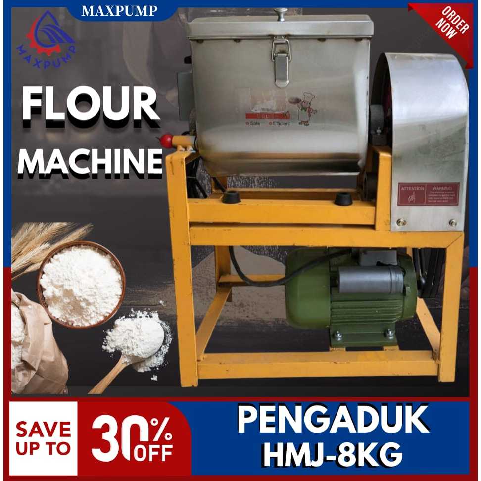 Jual MAXPUMP HMJ-8 Mesin Pengaduk Adonan Tepung 8KG 220V Mixer Roti ...