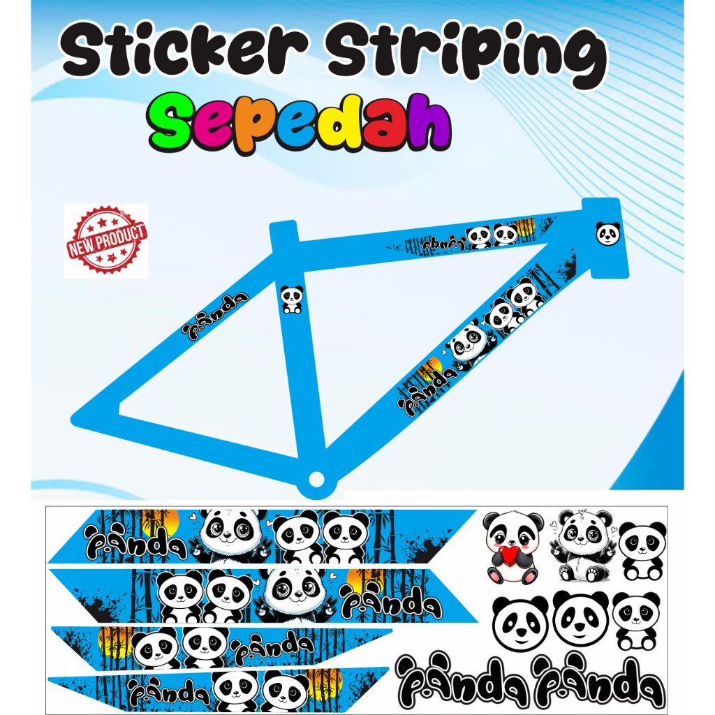 Jual STIKER SEPEDA/STRIPING ALL SEPEDAH VARIASI / STIKER DECAL | Shopee ...