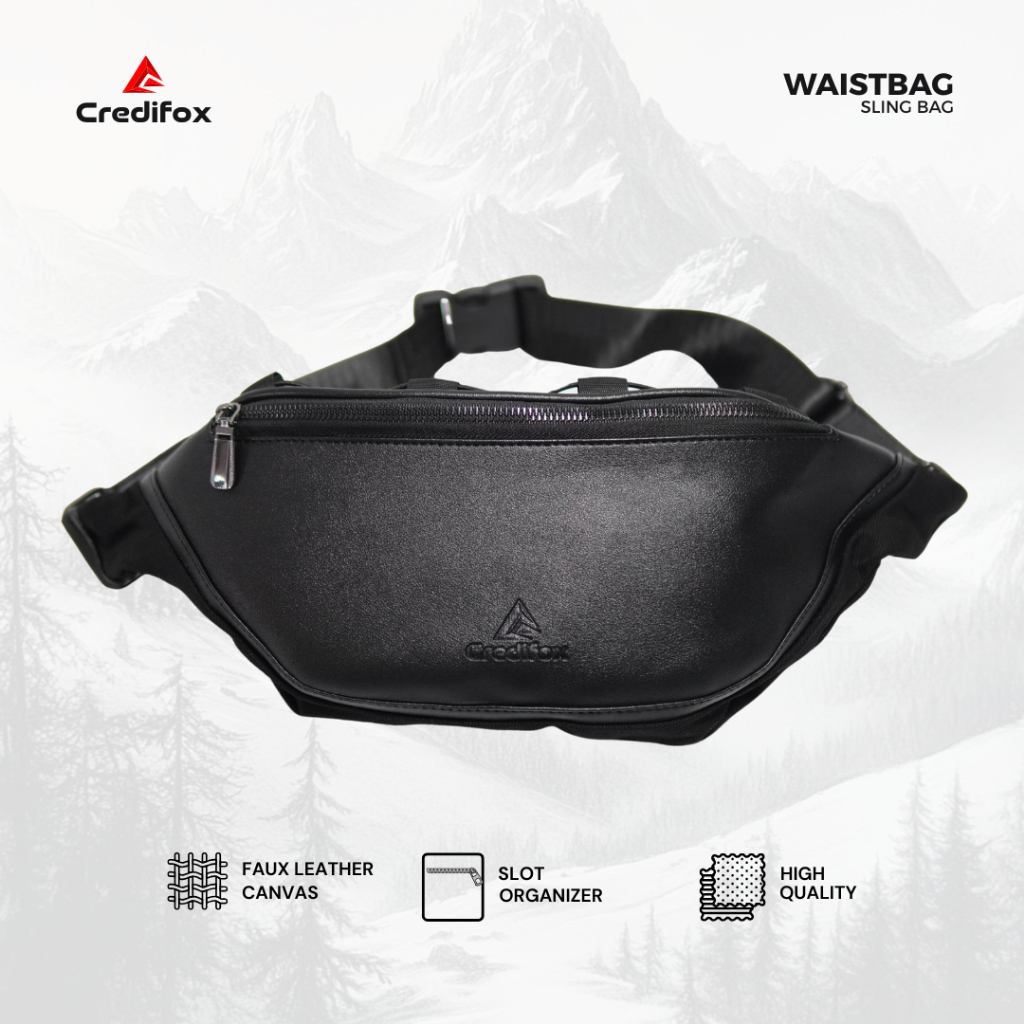 Jual CREDIFOX Tas Waist Bag Sling Bag Premium - tas pinggang pria - tas ...