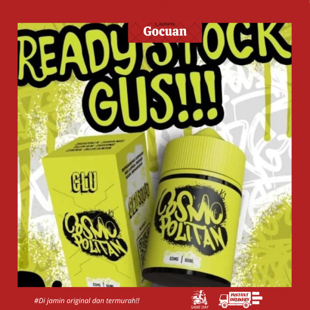 Jual FREEBASE GLU COSMOPOLITAN 60ML LIQUID GLU COSMO TASTE BUDS GLU ...