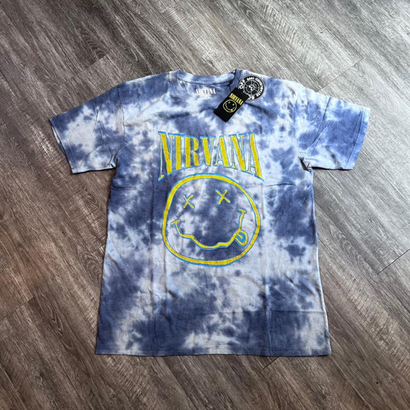 Jual [IMPORT STUFF] NIRVANA "Happy Face Blue Stroke" | Shopee Indonesia