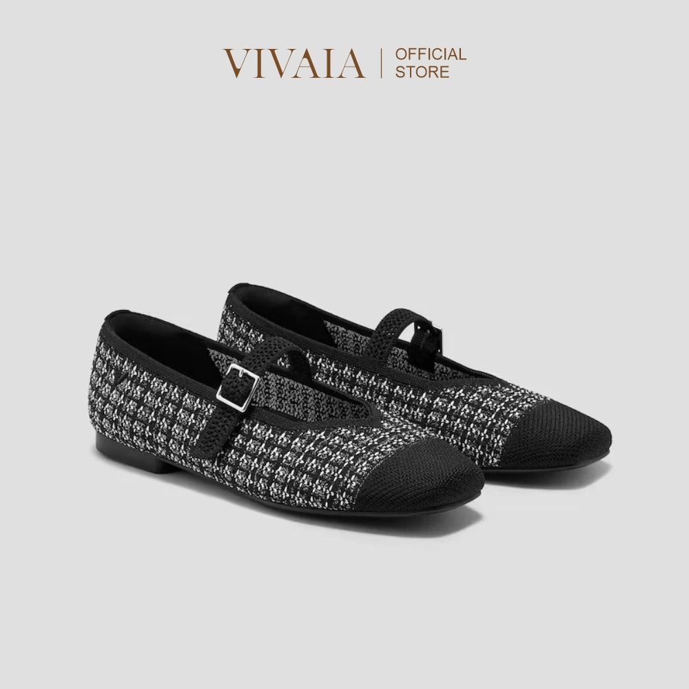 Jual VIVAIA Sepatu Wanita Square-Toe Mary-Jane (Margot Mary-Jane ...