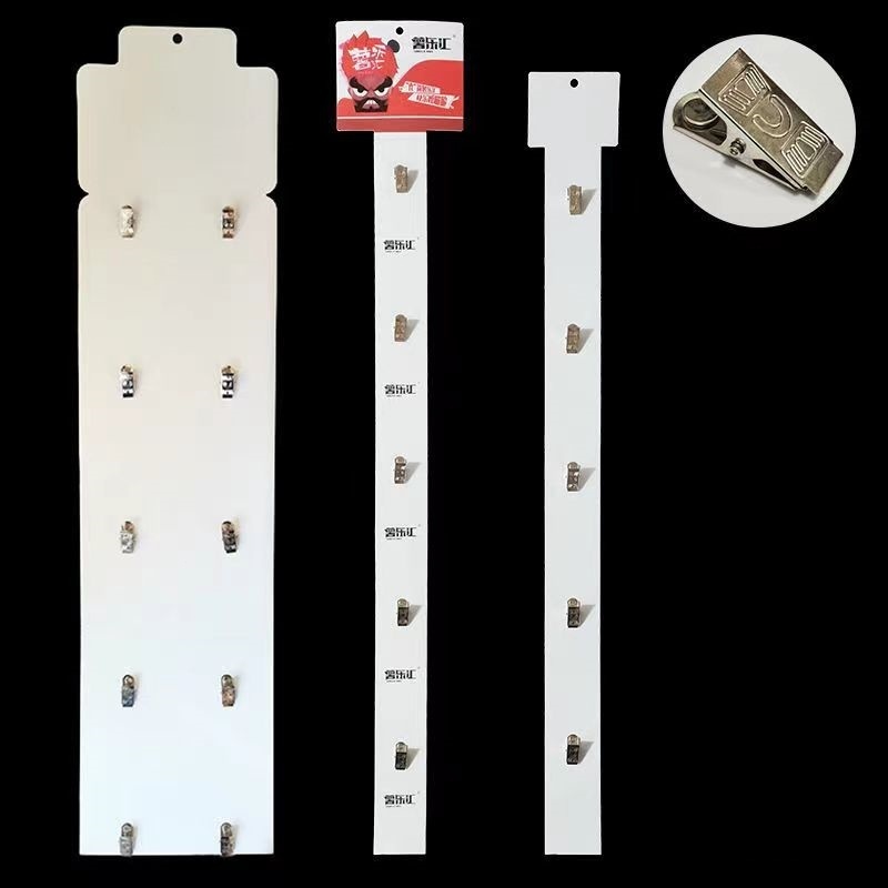 Jual Dengan 5 Klip Besi Strip Klip Produk/Supermarket Display Hanging ...