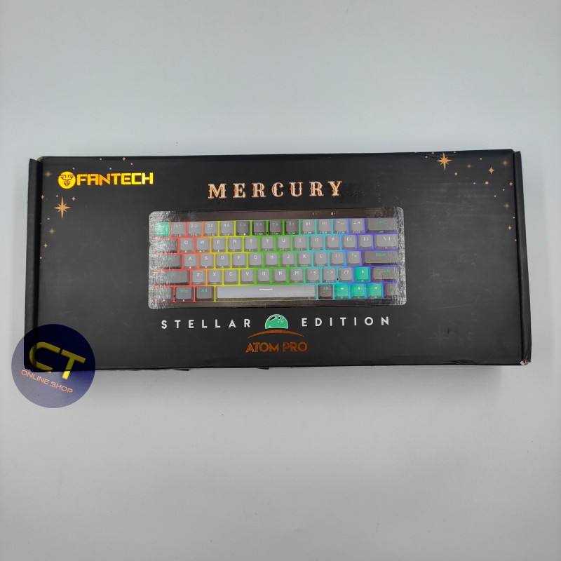 Jual FANTECH ATOM PRO63 PRO 63 MK912 RGB Keyboard Gaming Wireless 60% ...