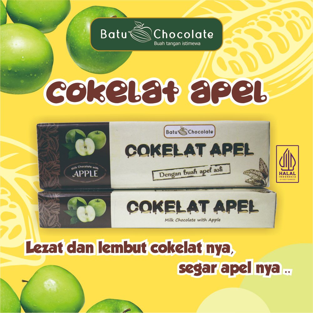 Jual Batu Chocolate - Cokelat Apel ~ Oleh Oleh Khas Malang Batu ~ "Batu ...